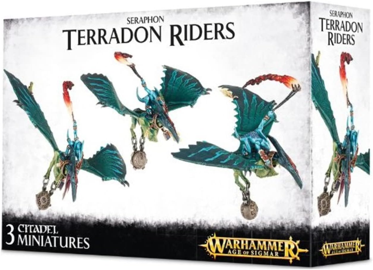 Games Workshop 99120208021 Seraphon Terradon Riders Tabletop and ...