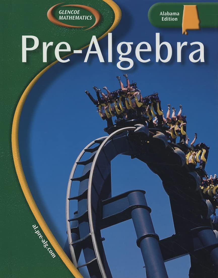 Pre-Algebra: Alabama Edition (Glencoe Mathematics): McGraw-Hill ...