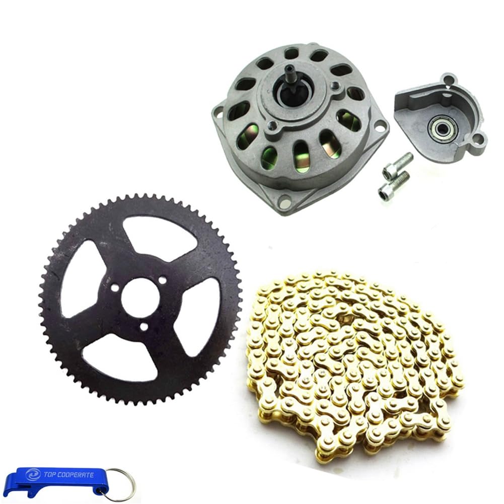 Amazon.com: TC-Motor 6 Tooth Clutch Drum Gear Box 68 Tooth Rear Chain ...