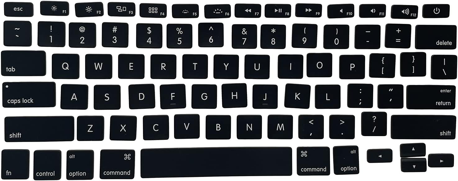 Amazon.com: Chuangshicheng US Keyboard Keycaps for MacBook PRO AIR ...