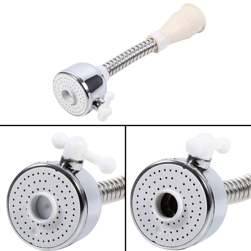 Water Injection Valve Adjustable Swivel Spout Hose Tap Aerator 360 ...