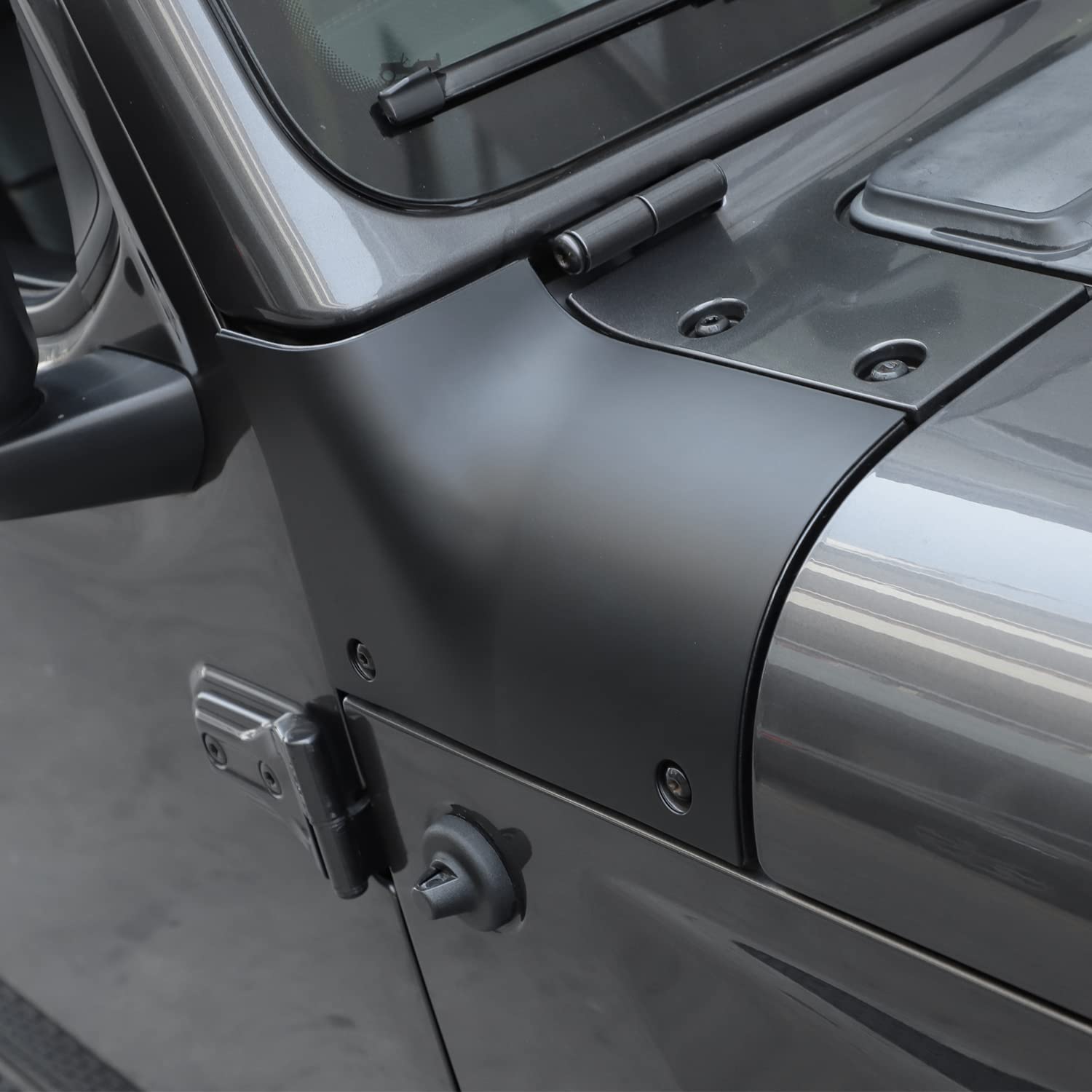 Snapklik.com : JWWY For Jeep Wrangler Cowl Cover Body Armor Hood Bonnet ...