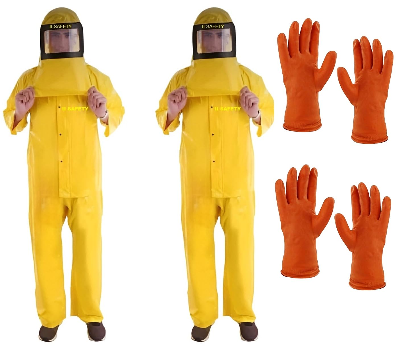 Buy PVC Suit (Pack of 2) | Yellow Suit | Coverall Suit | PVC Suit for ...
