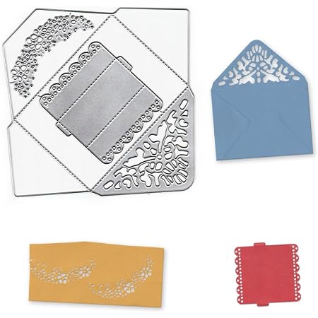 Amazon.com : Greeting Card Bag Metal Die Cuts, Greeting Card Bag ...