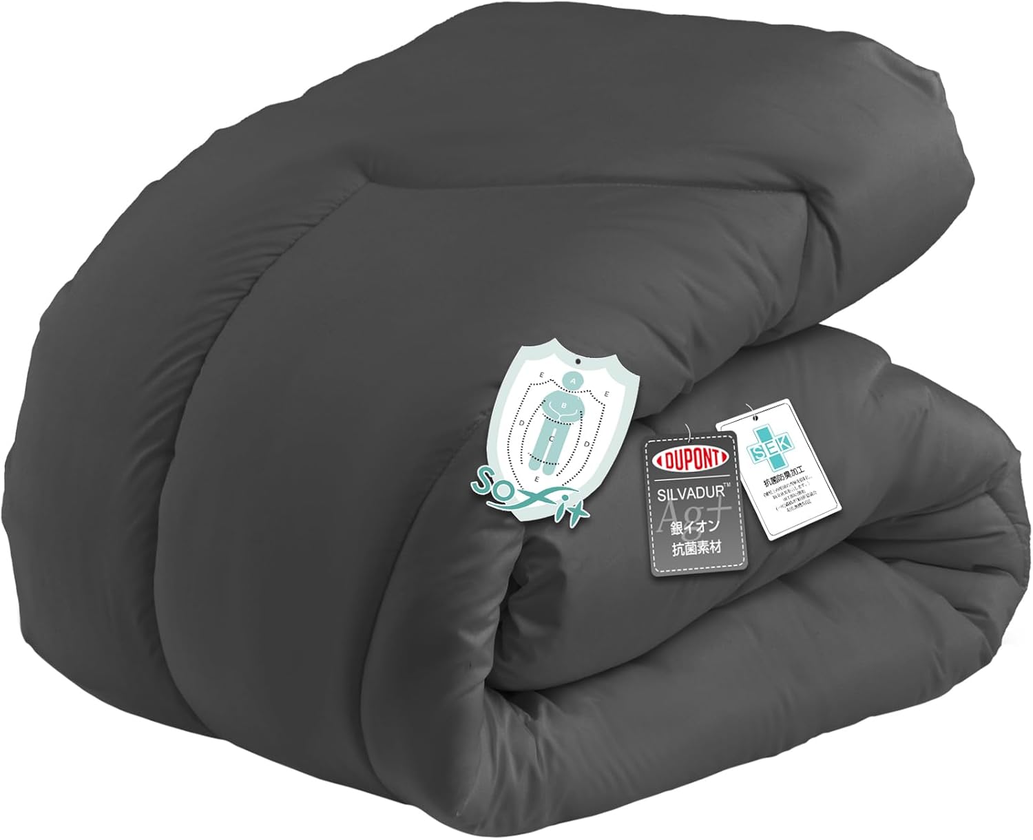 Amazon｜Keusnix 掛け布団 肌掛け布団 ダブル オールシーズン 軽量 【体にフィットする・特有專利取得キルト】かけ布団 ふんわり 柔らかい ほこりが出にくい 通気 保温 洗える ...