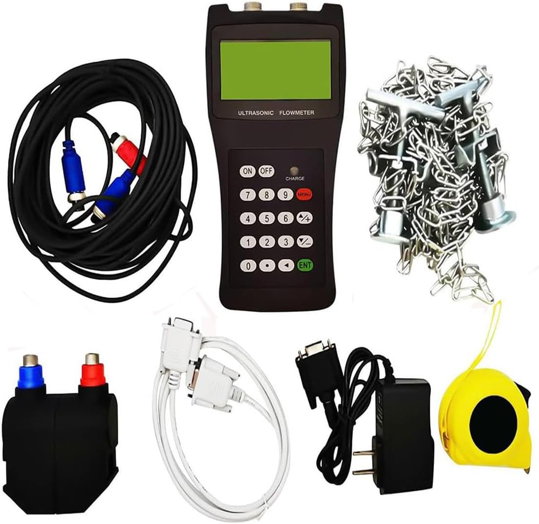 Amazon.co.jp: Handheld Ultrasonic Flow Meter, Liquid Water Flow Control ...