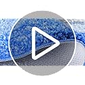 Amazon.com: Tinideya Blue Ocean Rug 47 x 24 Inch Tufted Wave Cute Bath ...