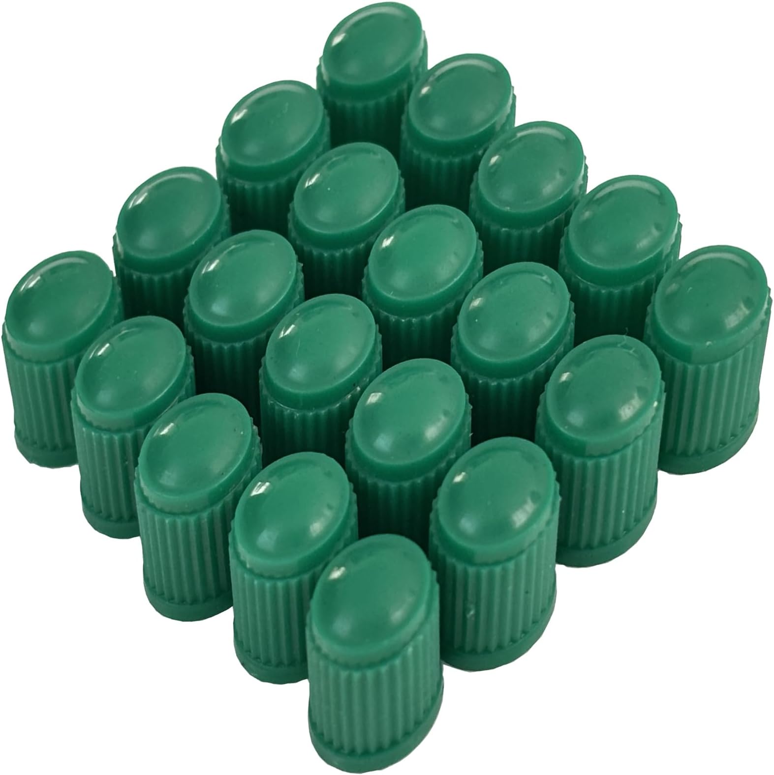 GLOWKR 20 Pcs Plastic Nitrogen Filled Tire Valve Stem Caps/Dust Caps ...