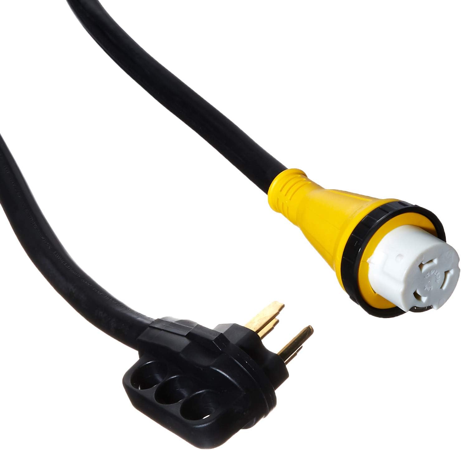 TruePower 6/3+8/1 25 foot 50 amp RV Power Cord w/Twist Lock Locking ...