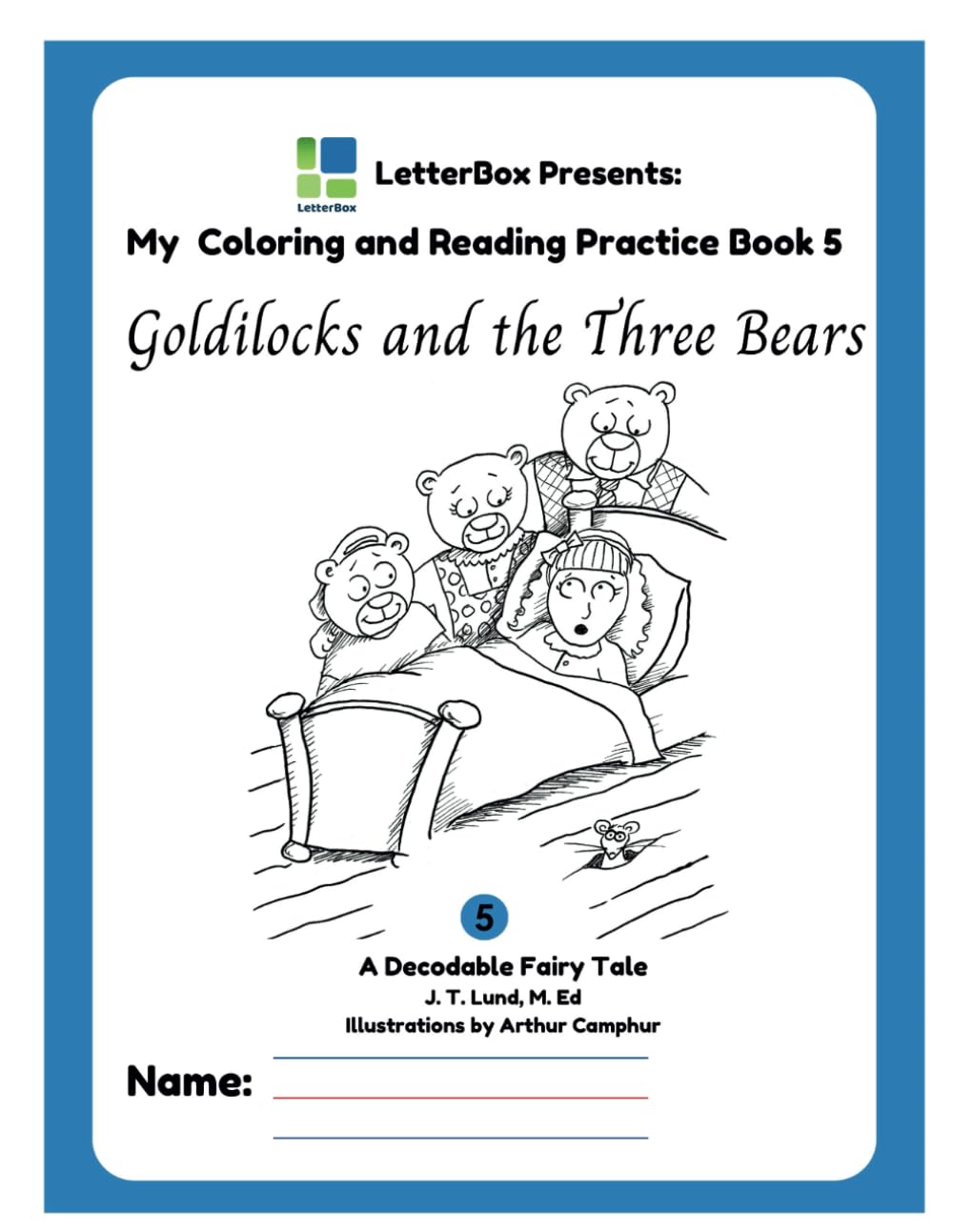 Goldilocks and the Three Bears Coloring Book (LetterBox Fairy Tales ...