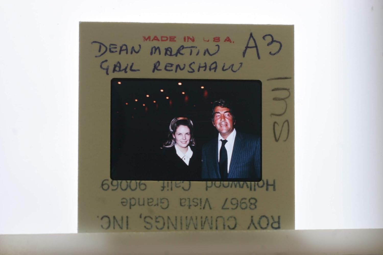 Amazon.com: Slides photo of Dean Martin with Gail Renshaw : Home & Kitchen