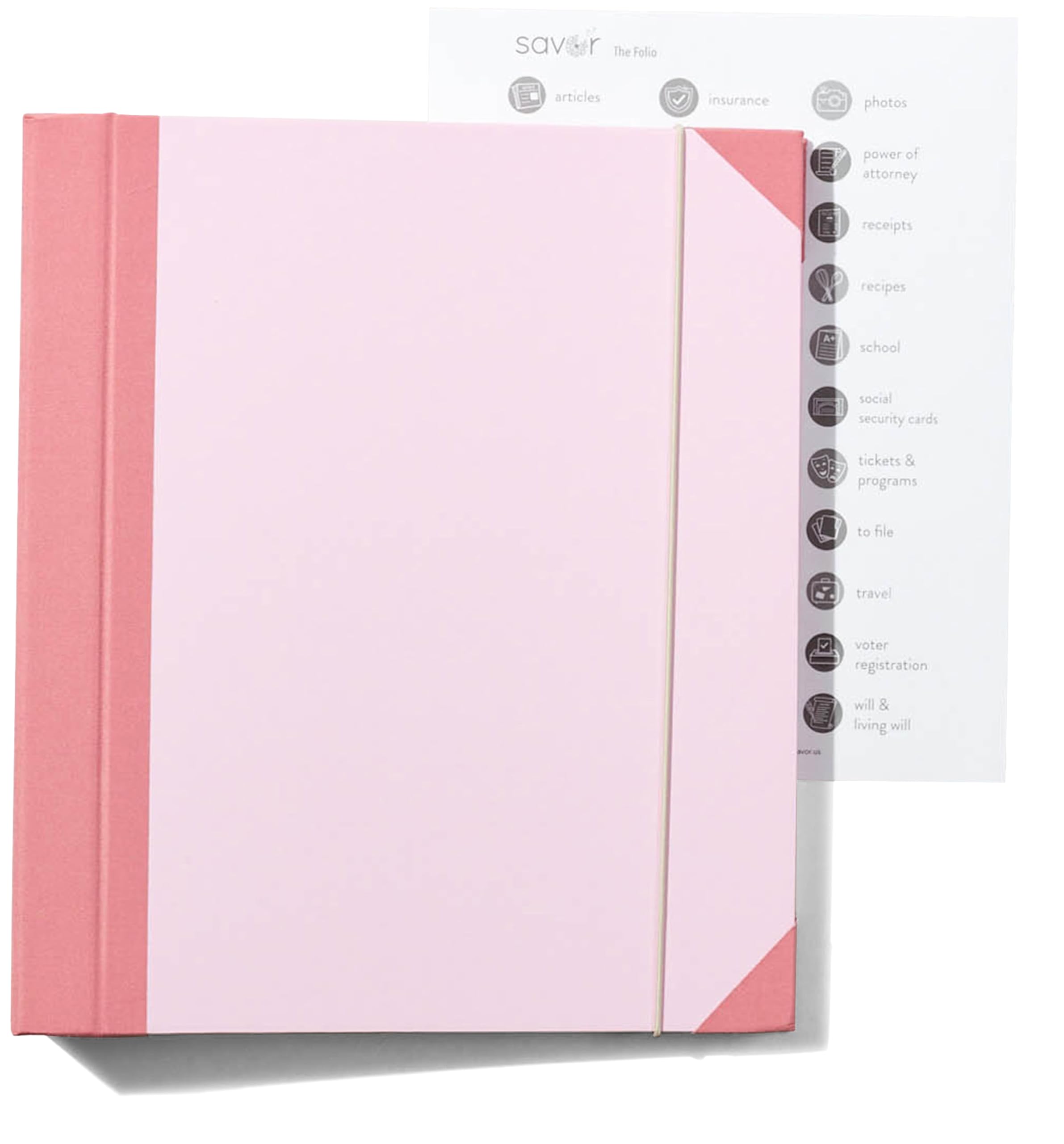 Snapklik.com : Savor The Folio Document Organizer 2025 Edition Premium ...