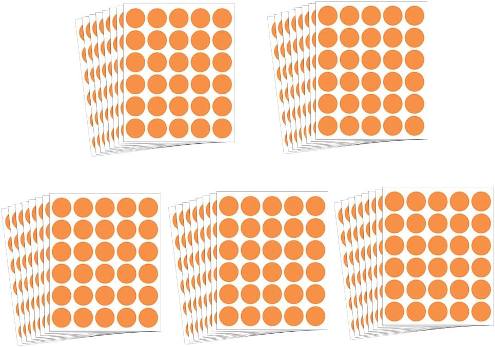 Amazon.com : Hcode 1 Inch Color Coding Label Price Stickers - Garage ...