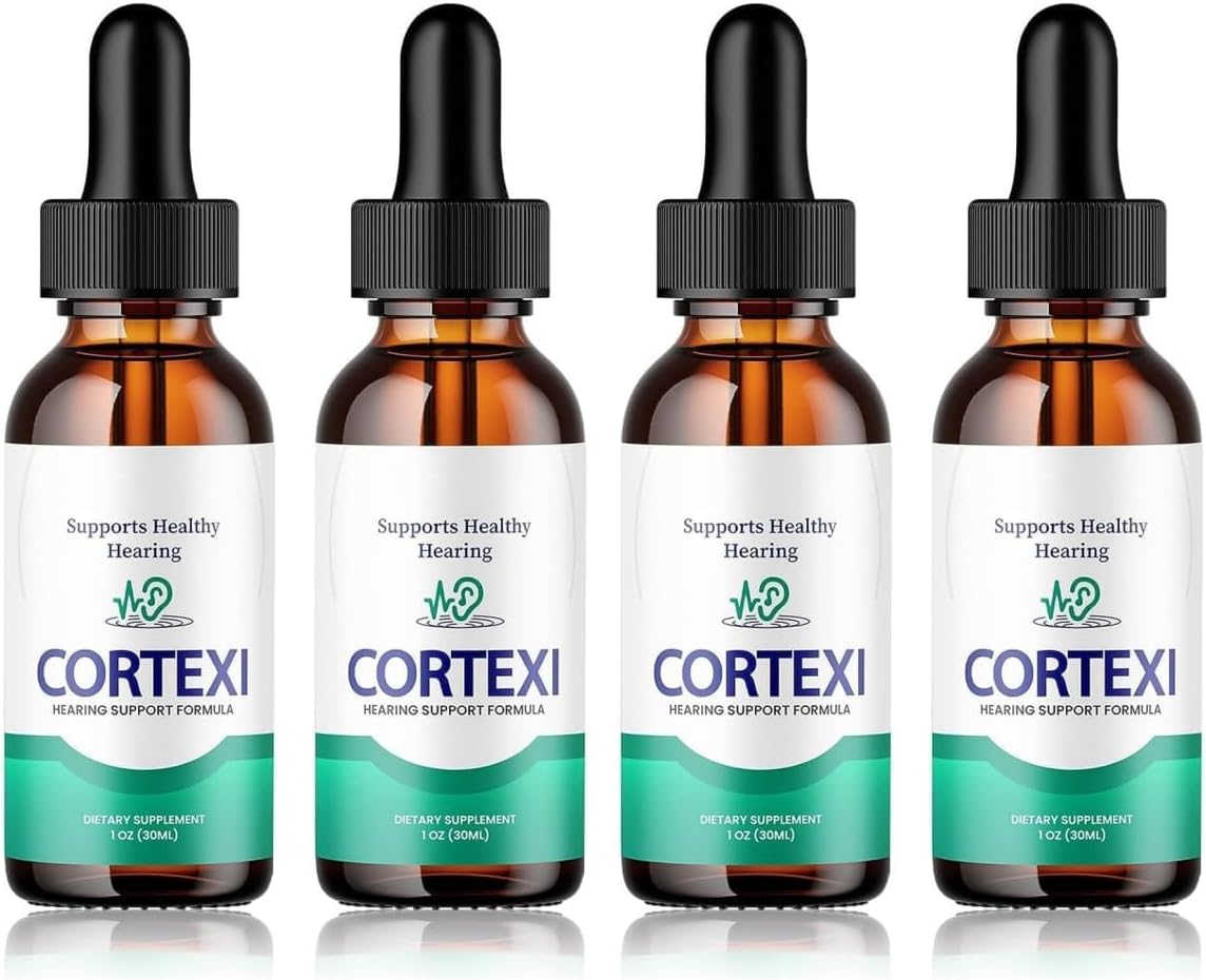 4 Pack - Cortexi Ear Drops - Cortexi Hearing Support Drops, Cortexi Ear ...