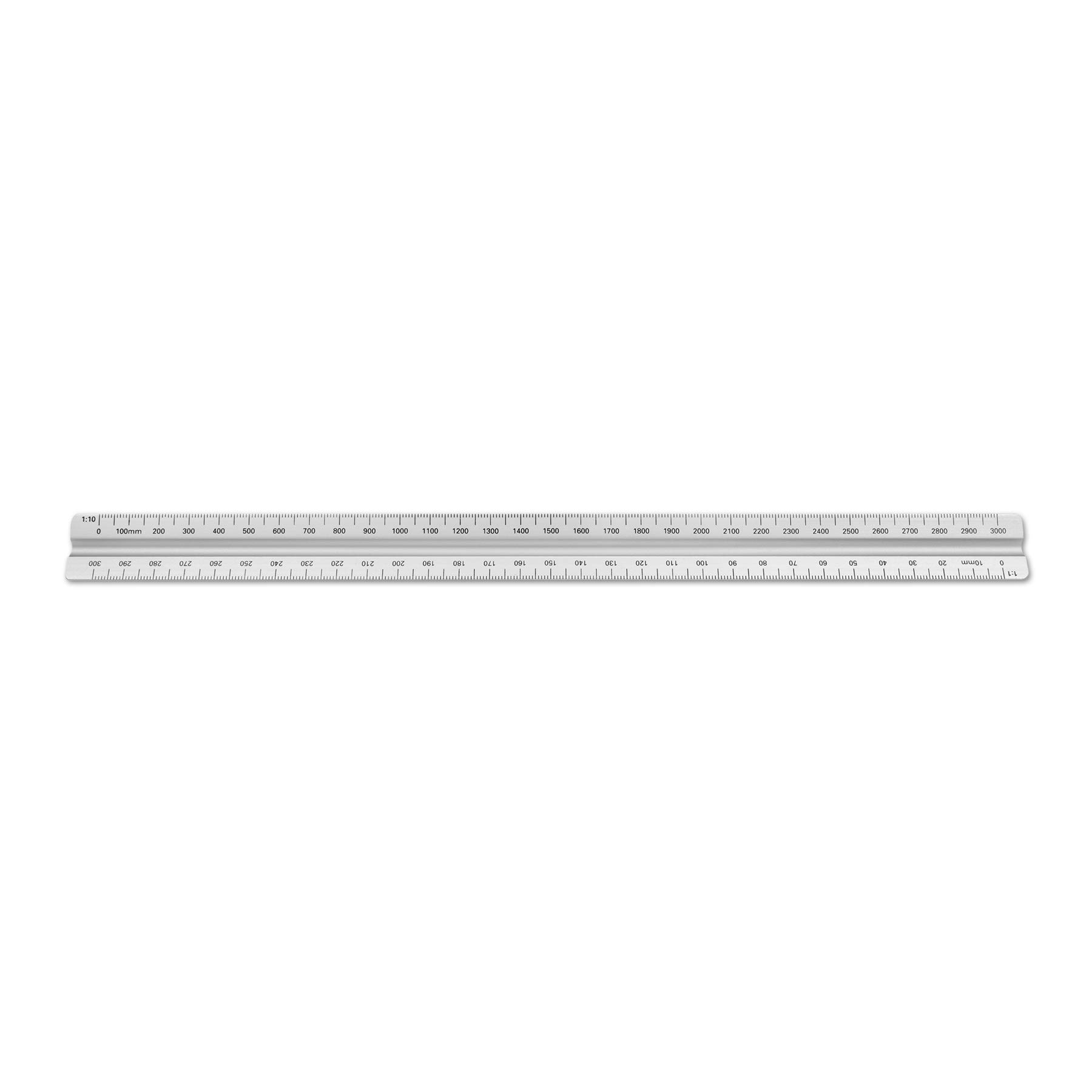 Snapklik.com : Alumicolor Aluminum Engineer Metric Solid Drafting Scale
