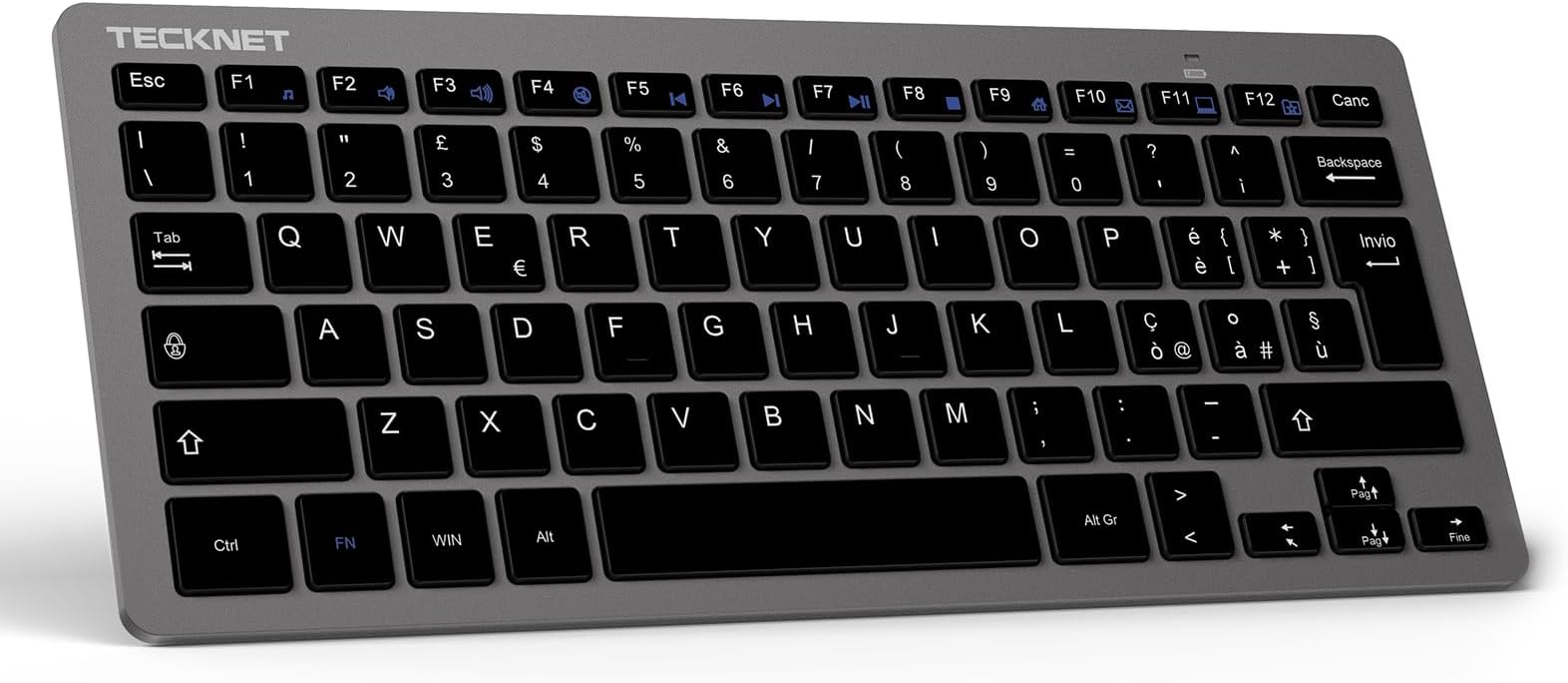 TECKNET Tastiera Wireless PC, Tastiera Senza Fili per Windows e Android ...