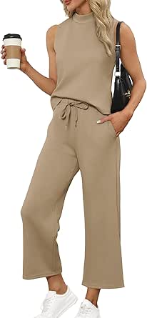 Amazon.com: SAMPEEL Two Piece Set for Women Summer Outfits Vacation ...