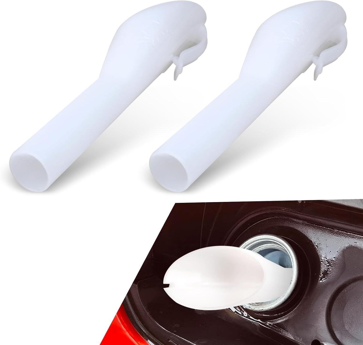 Amazon.com: JawGrew 2 Pack Car Fuel Tank Funnel Tube, Waterproof ...