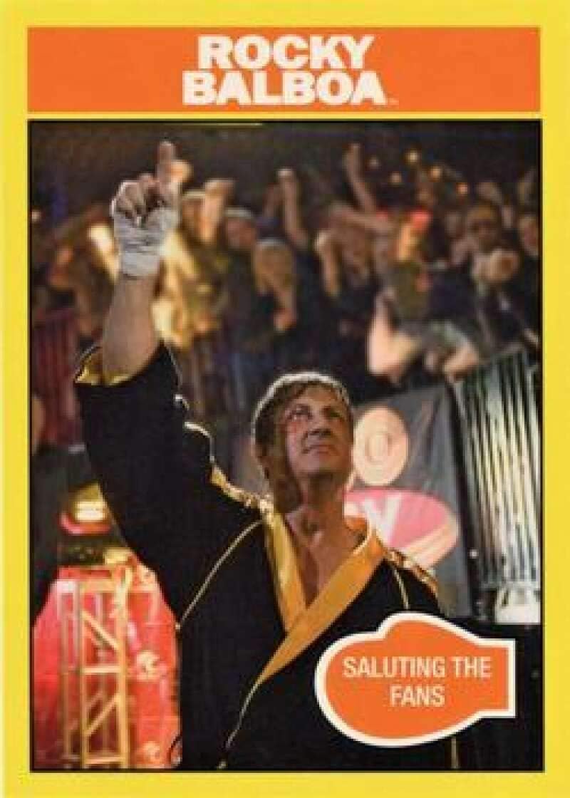 2016 Topps Rocky 40th Anniversary NonSport Trading Card #248 Saluting ...