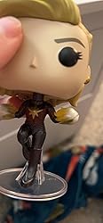 Amazon.com: Funko Pop! Movies: The Marvels - Captain Marvel : Funko ...