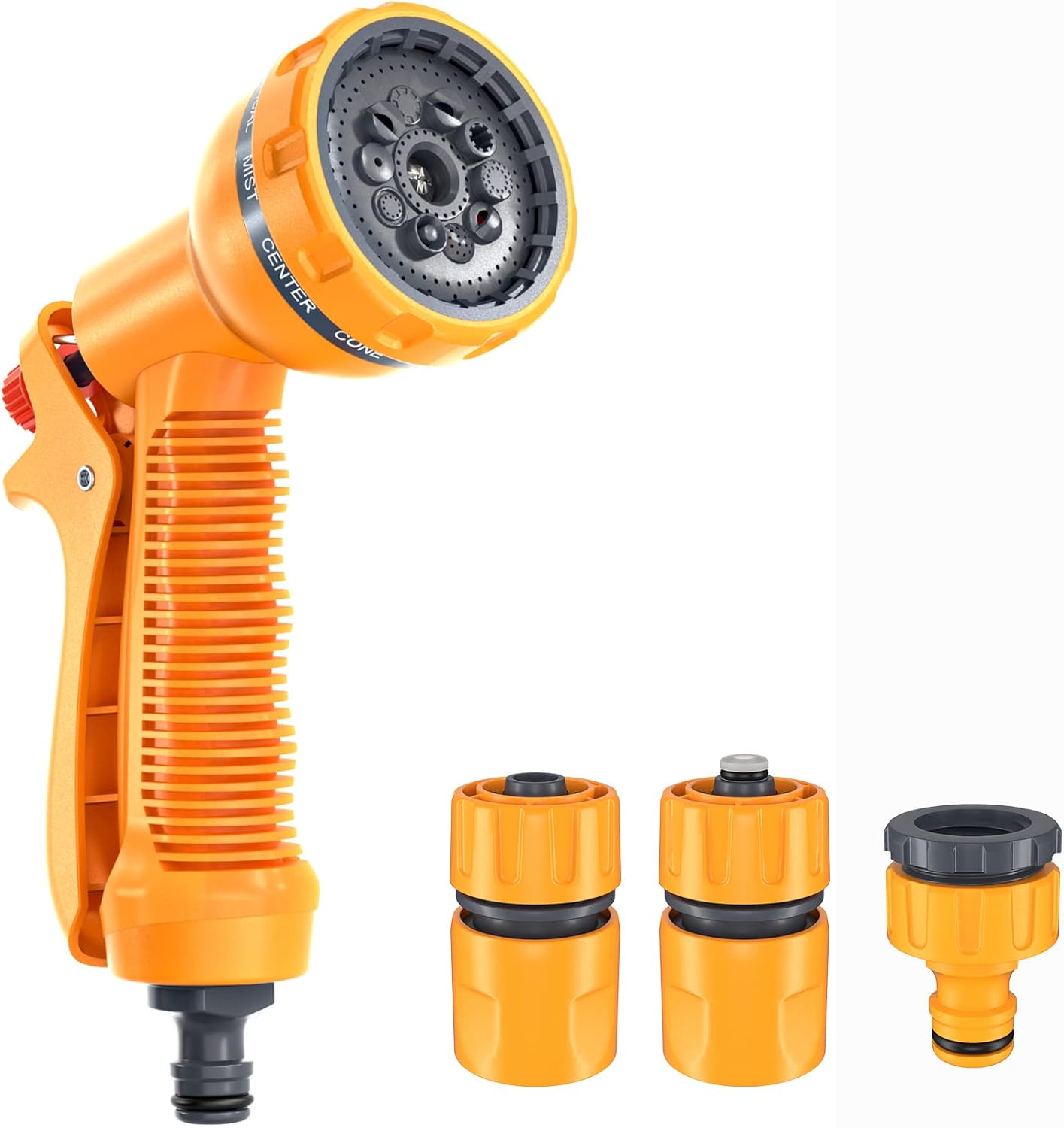 HOMOZE Garden Hose Spray Gun 10 Adjustable Spray Patterns Water Hose ...