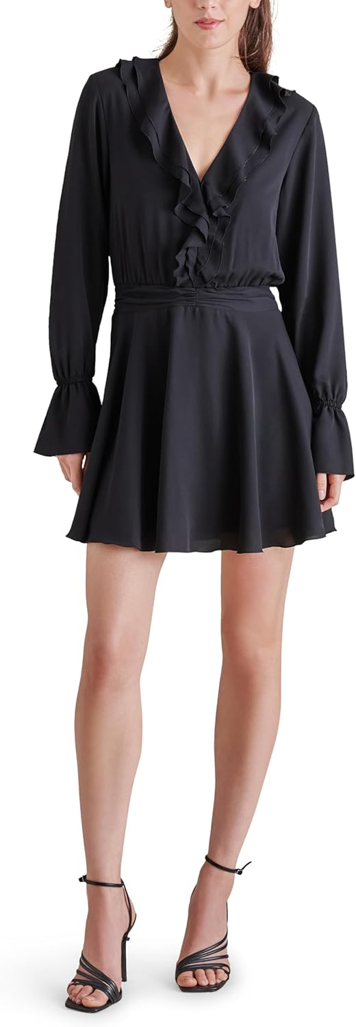 Steve Madden Apparel Women's Farron Dress, Black at Amazon Women’s ...