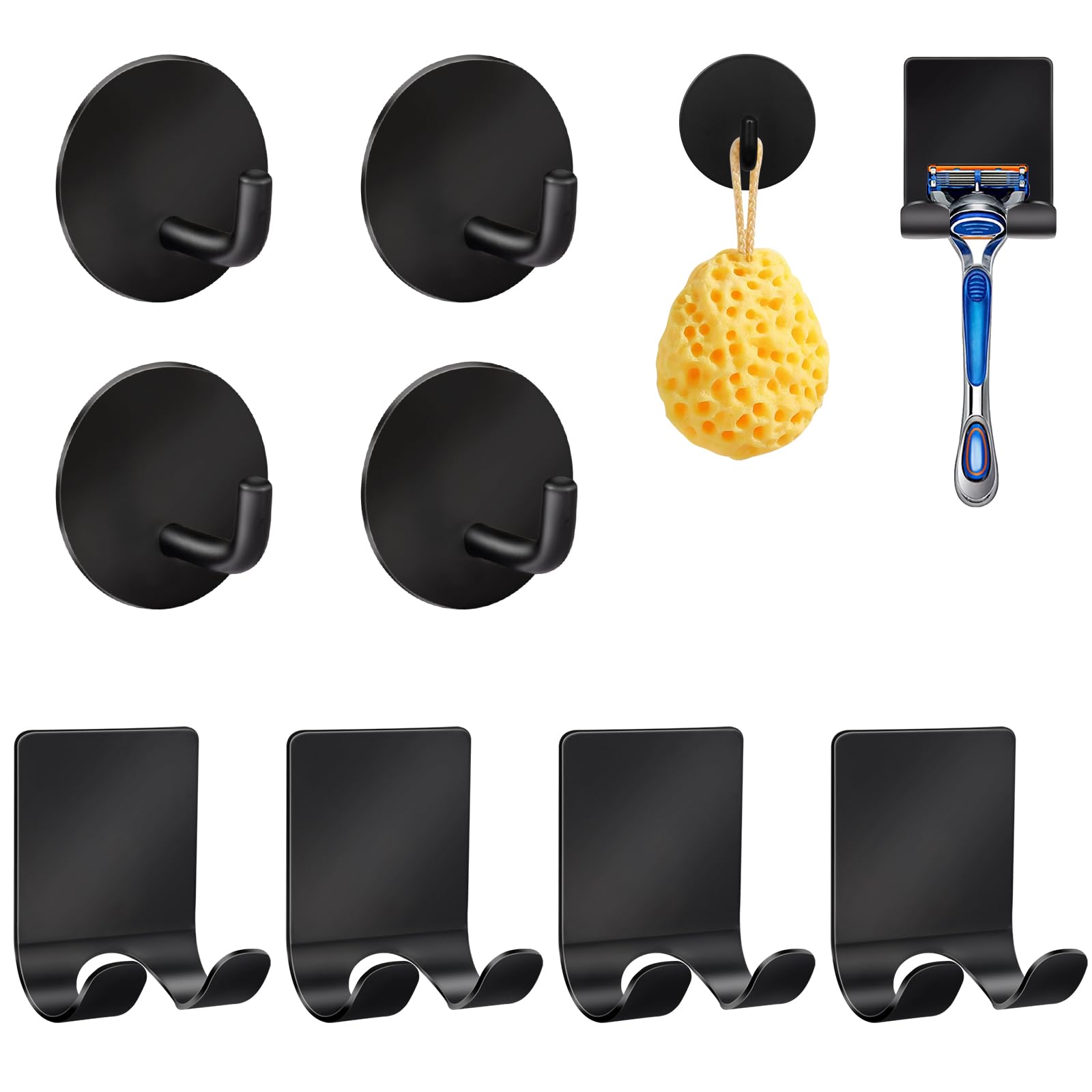 Amazon.com: ANRUI Razor Holder for Shower and Shower Hooks, Premium 304 ...