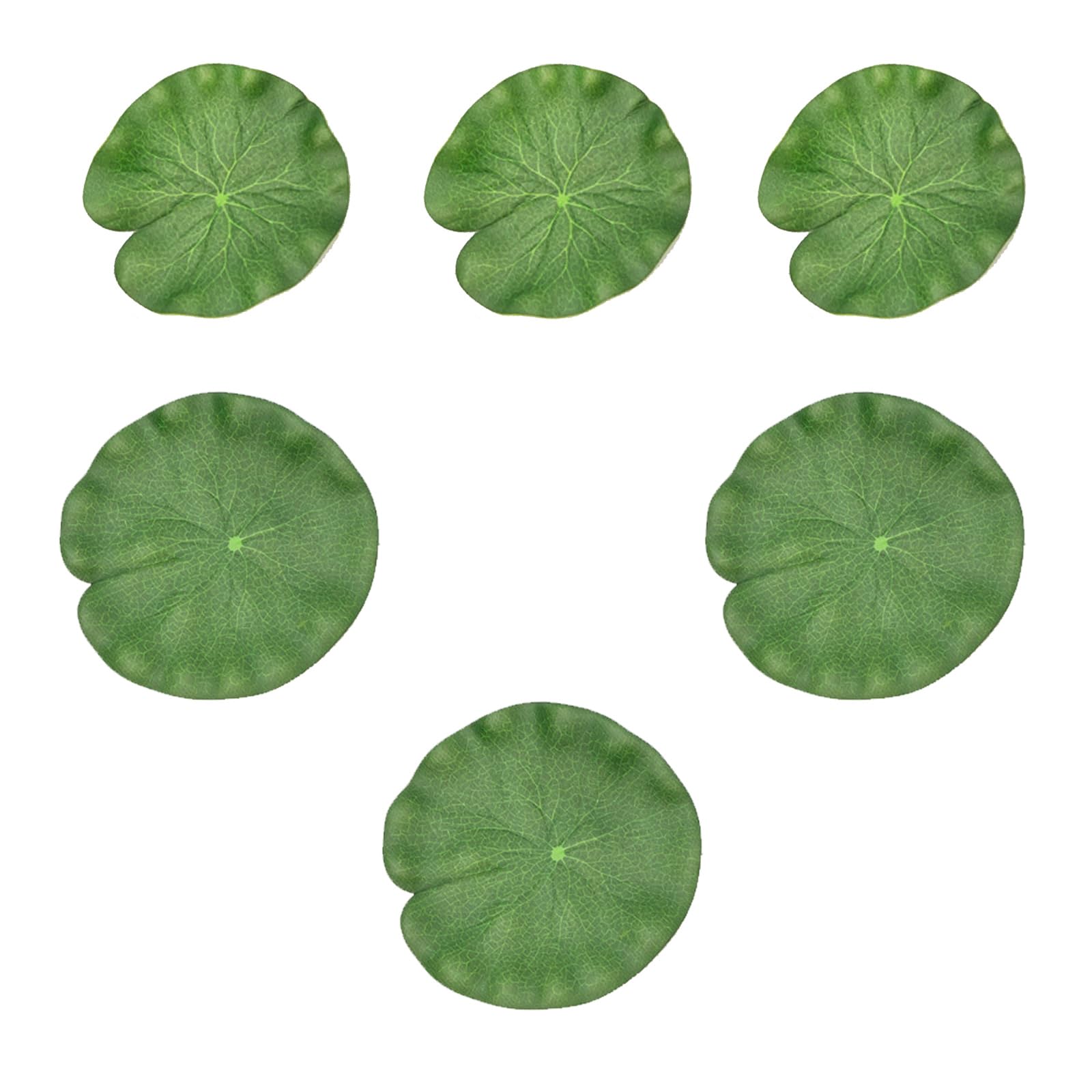 Amazon.com: BRBASAP 6Pcs Realistic Floating Lily Pads for Ponds ...