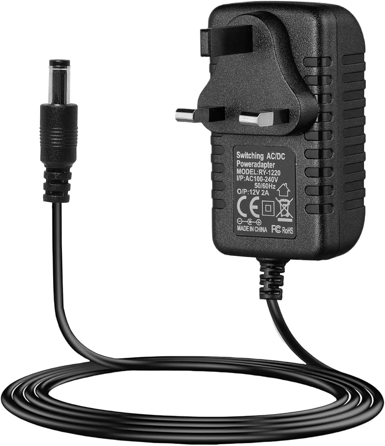12v Power Supply,AC/DC Adapter 100-240V 50/60Hz,AC Adapter,12v DC Power ...