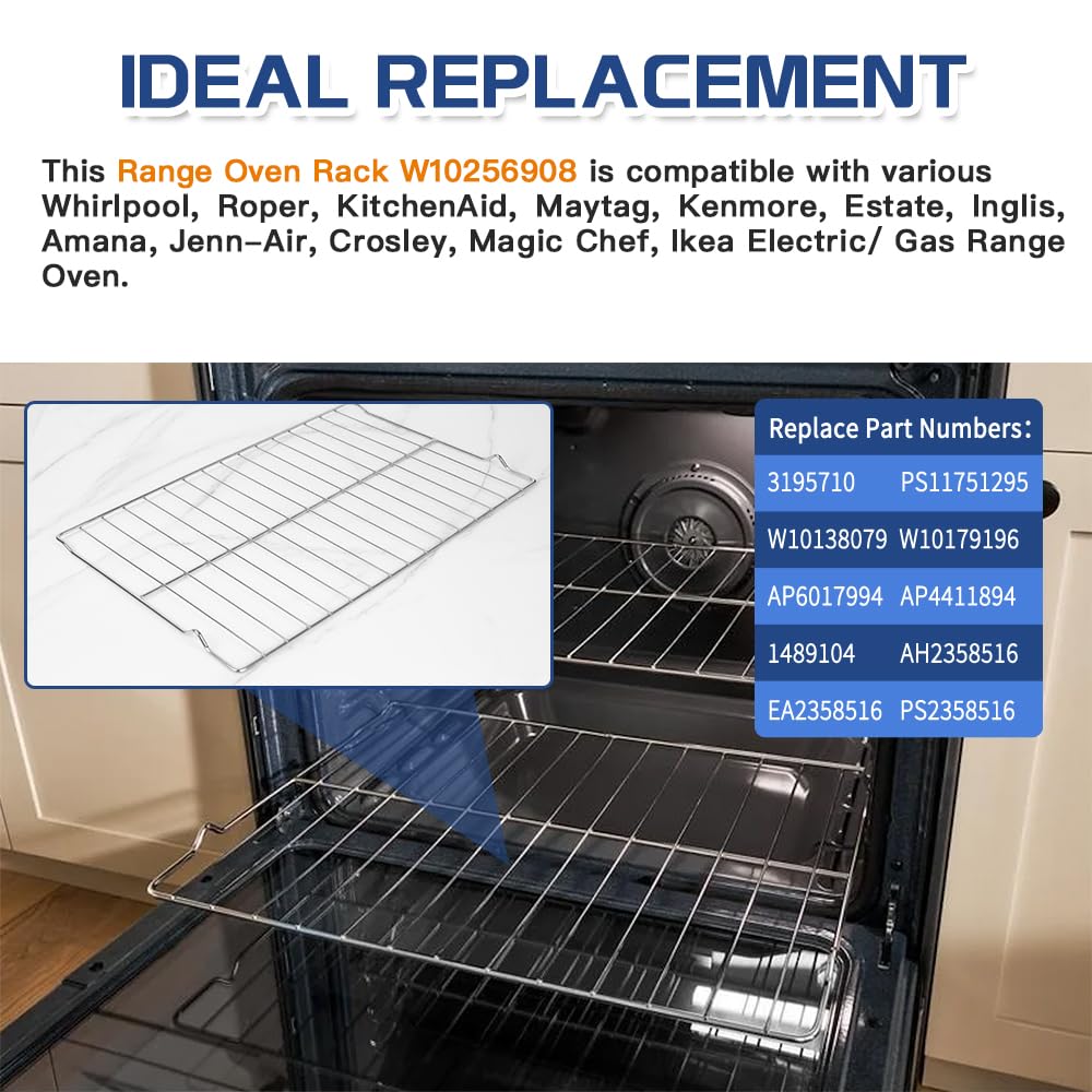 Snapklik.com : Upgraded Oven Rack W10256908 For Whirlpool/Jenn-Air ...