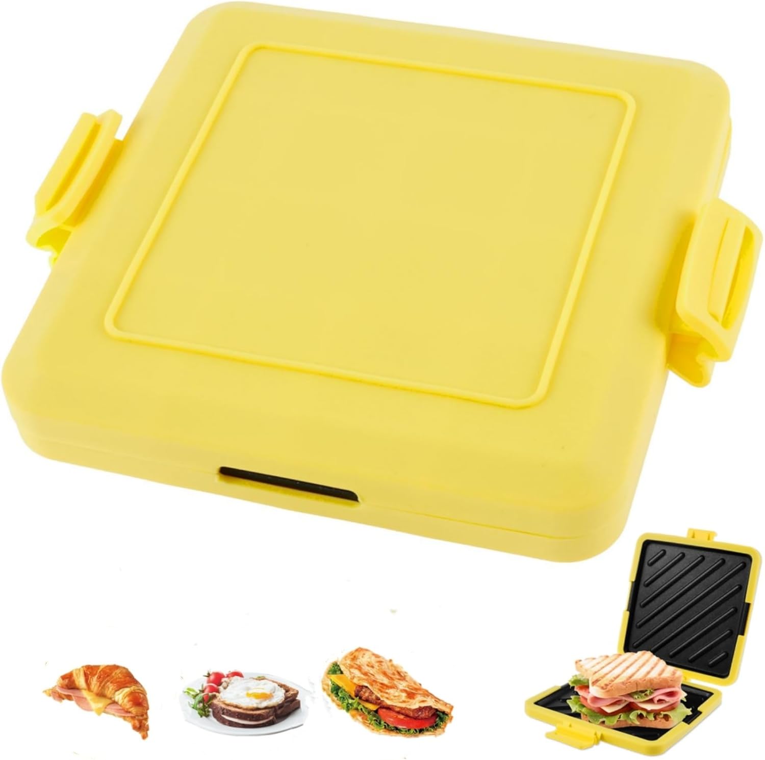 Microwavable Toastie Maker, Microwave Toasted Sandwich Maker Wireless ...
