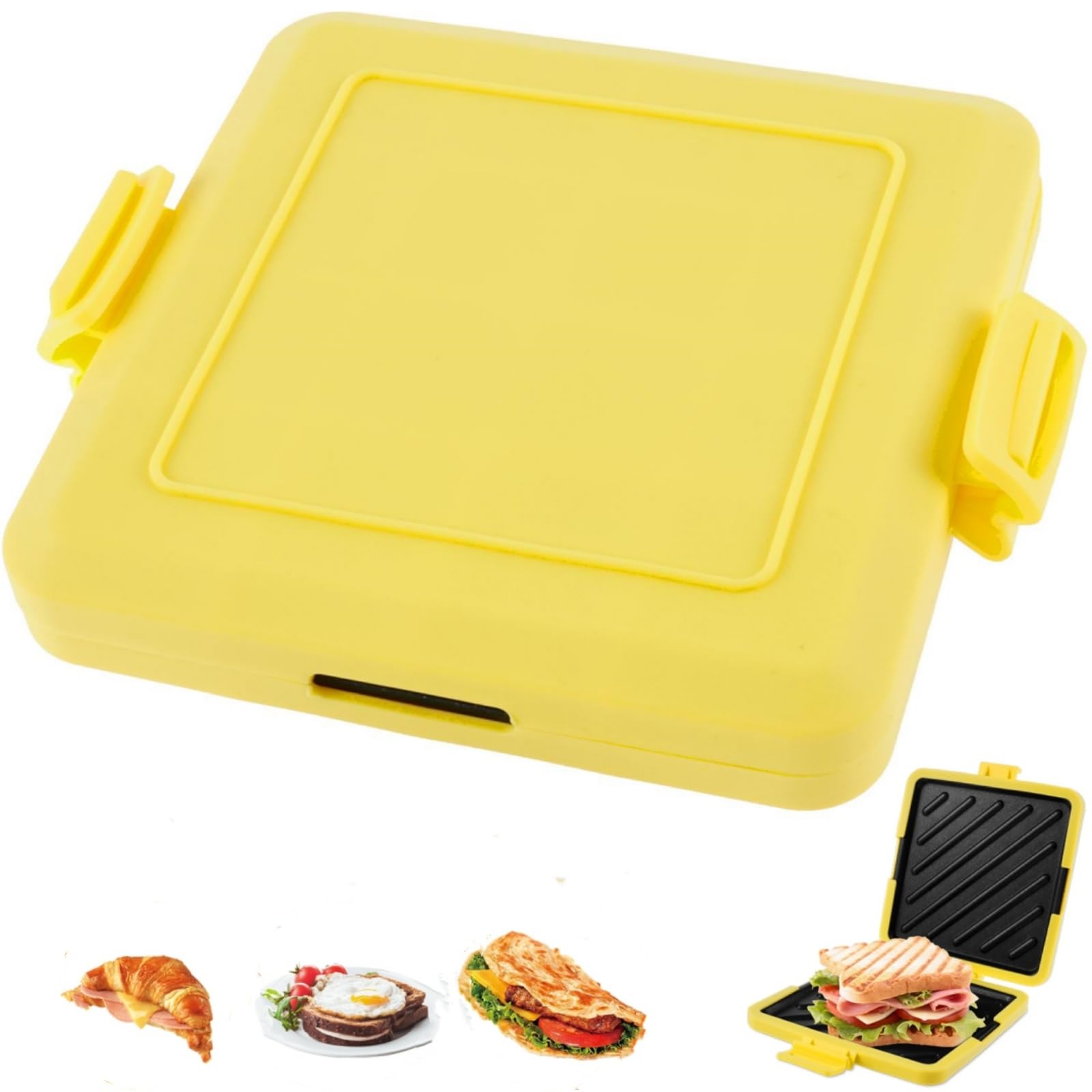 Microwavable Toastie Maker, Microwave Toasted Sandwich Maker Wireless ...