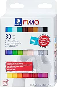 Amazon.com: Fimo 6 Packs: 30 ct. (180 Total) Color Sampler Oven-Bake ...