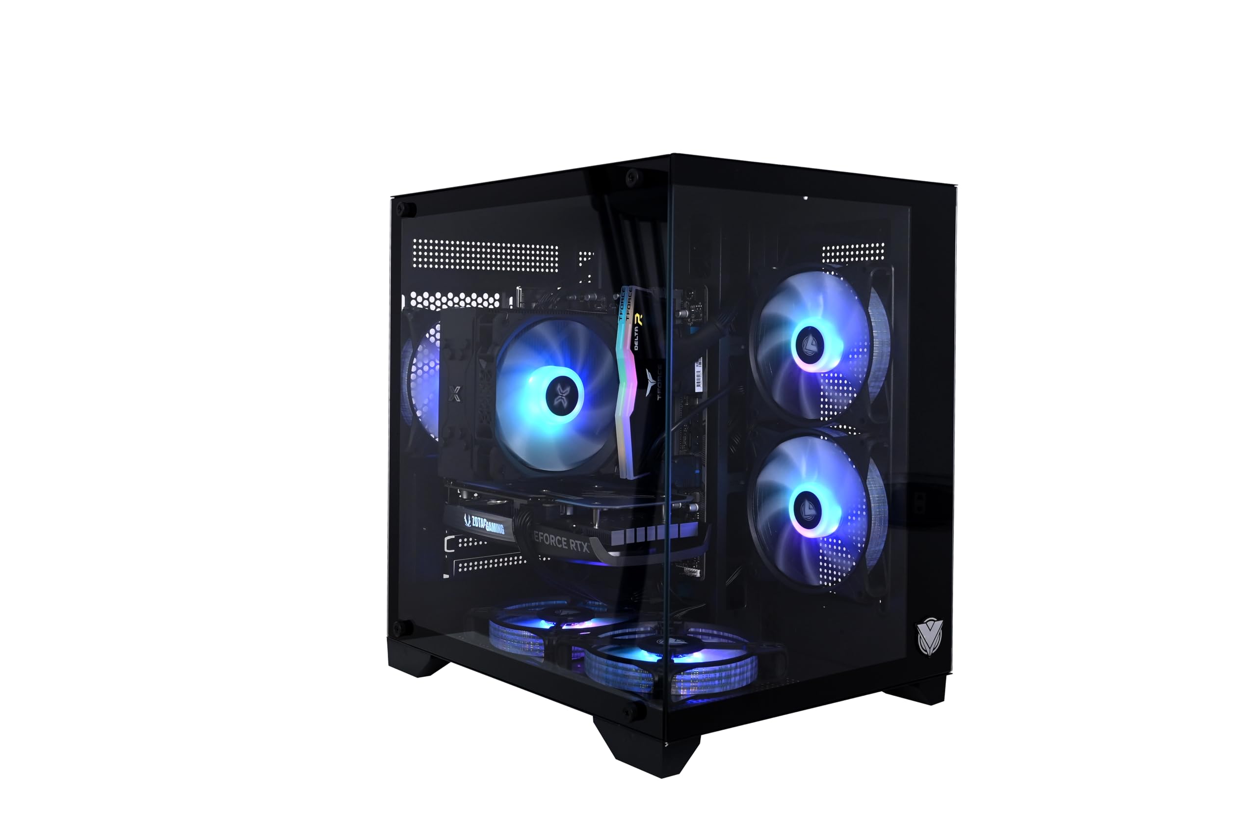 ASA ICE CUBE Ice Cube Gaming Mini PC Case, Tempered Glass Mini PC Case ...