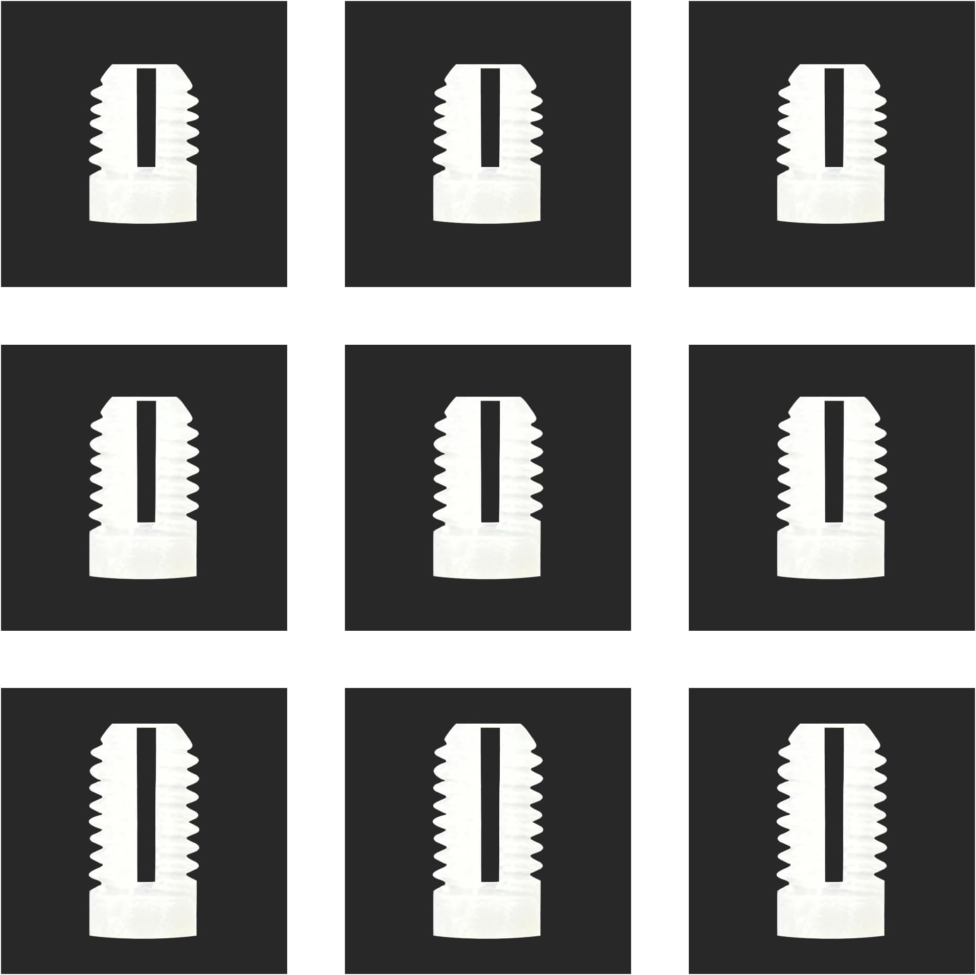 Plastic Hinge Dowel Inserts with Screws 100 Pack : Amazon.co.uk: DIY ...