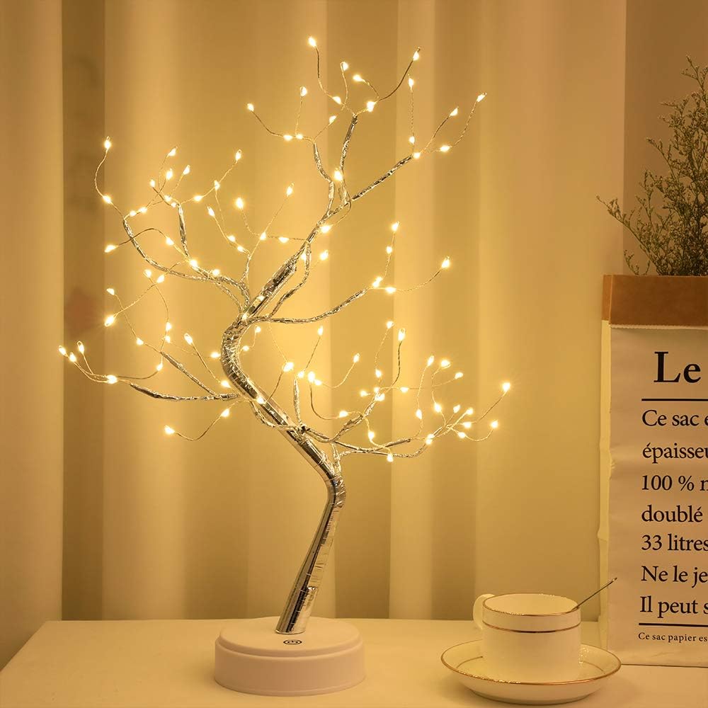 Amazon.com: fezzet Lamp for Living Room 20 inches with 108 LED Tree ...