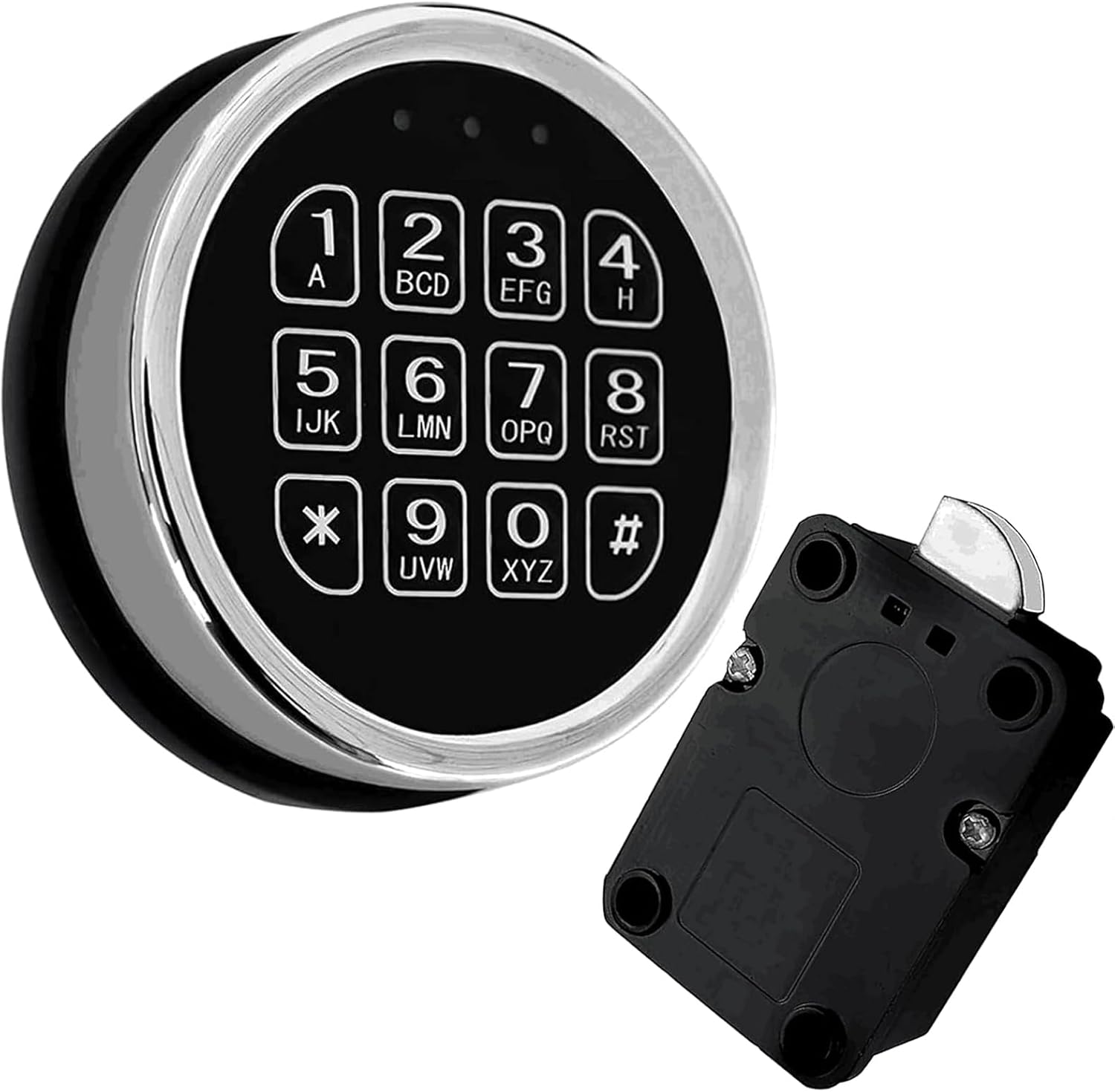 Amazon.com: Safe Lock Replacement, Electronic Chrome keypad with 14 ...