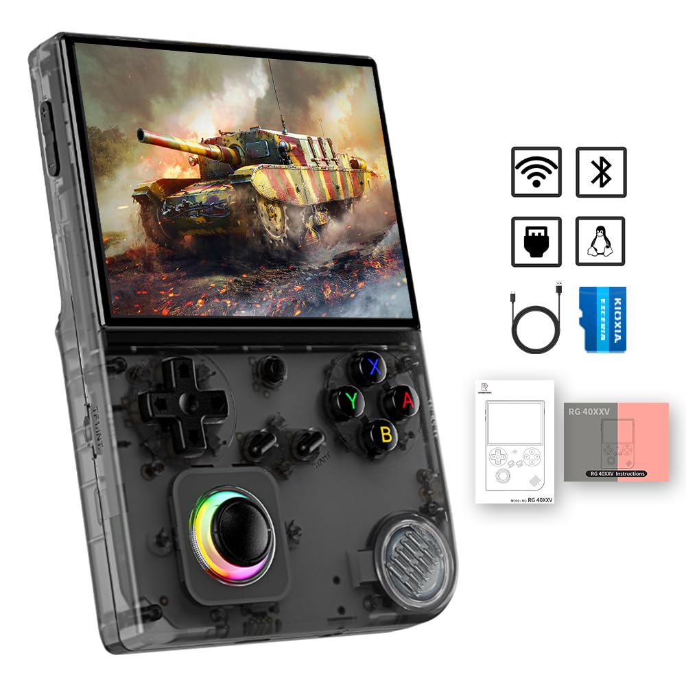 Amazon.com: RG40XXV Retro Handheld Game Console with 4-inch IPS Screen ...