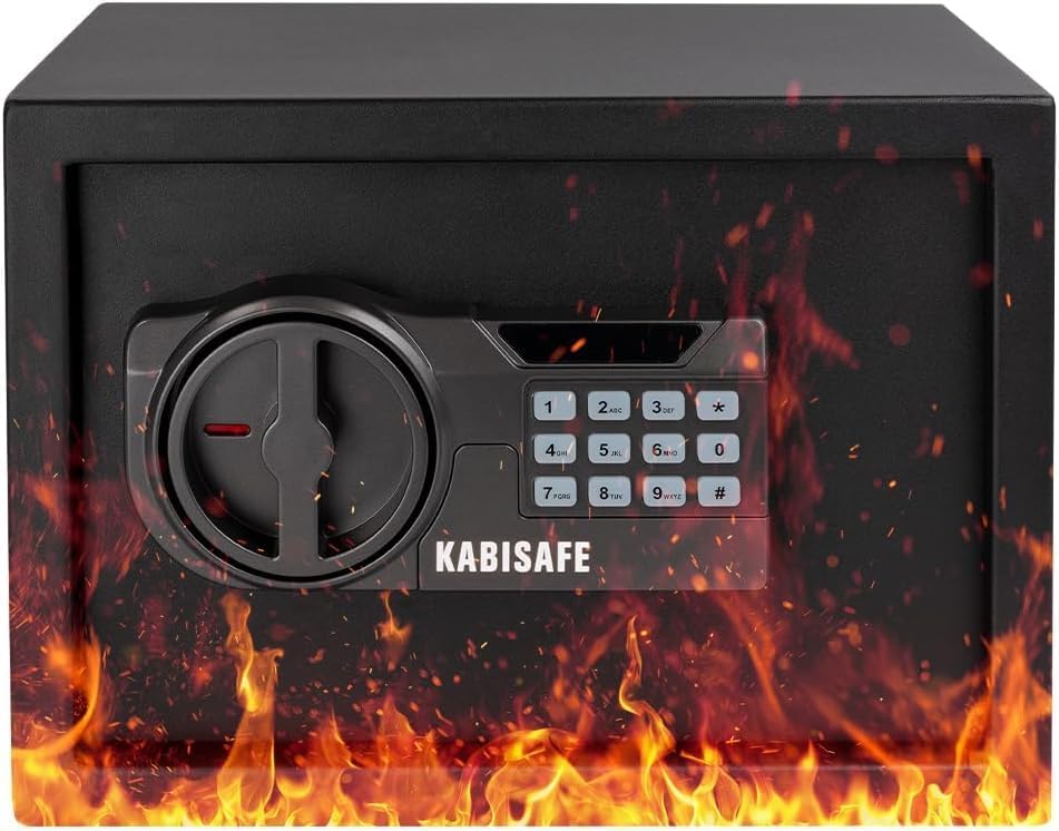 KABISAFE Safe Box, 1.0 Cubic Ft Safe Anti-Theft Home Safe with Digital ...