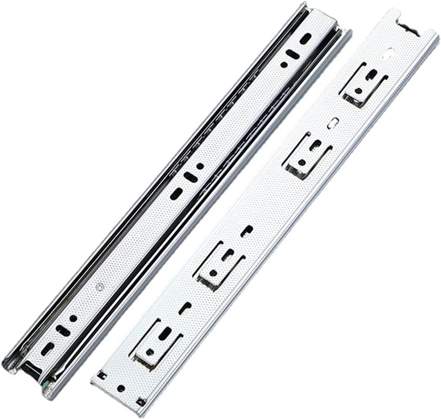 Drawer Slides 3 Sections Full Extension 8 9 10 11 12 13 14 inches Side ...