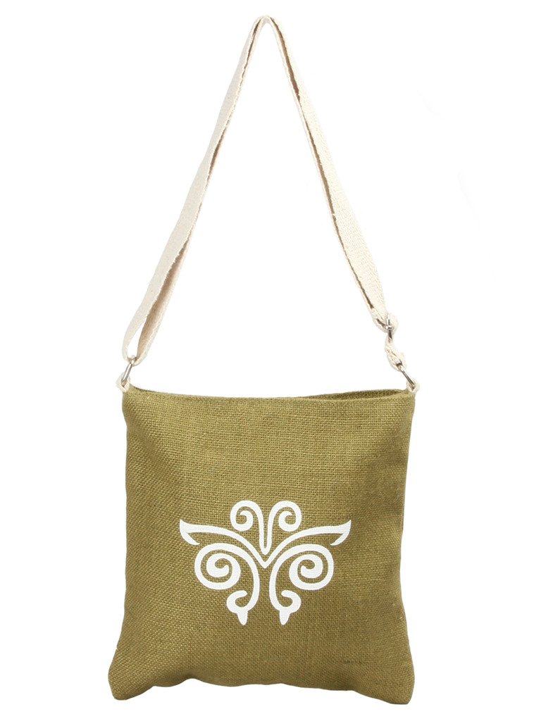 Buy Jute Tree Jute Eco jolna Sling bag inside pocket fit for Women and ...