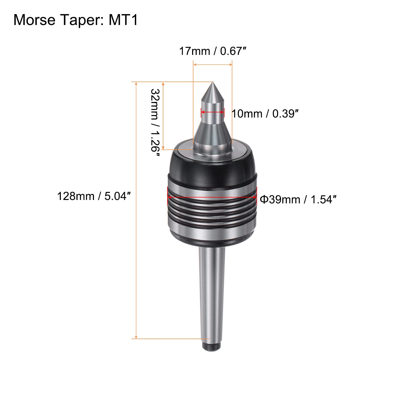 Machining Live Center Precision Live Centers Morse Taper Sizes MT1 MT2 ...
