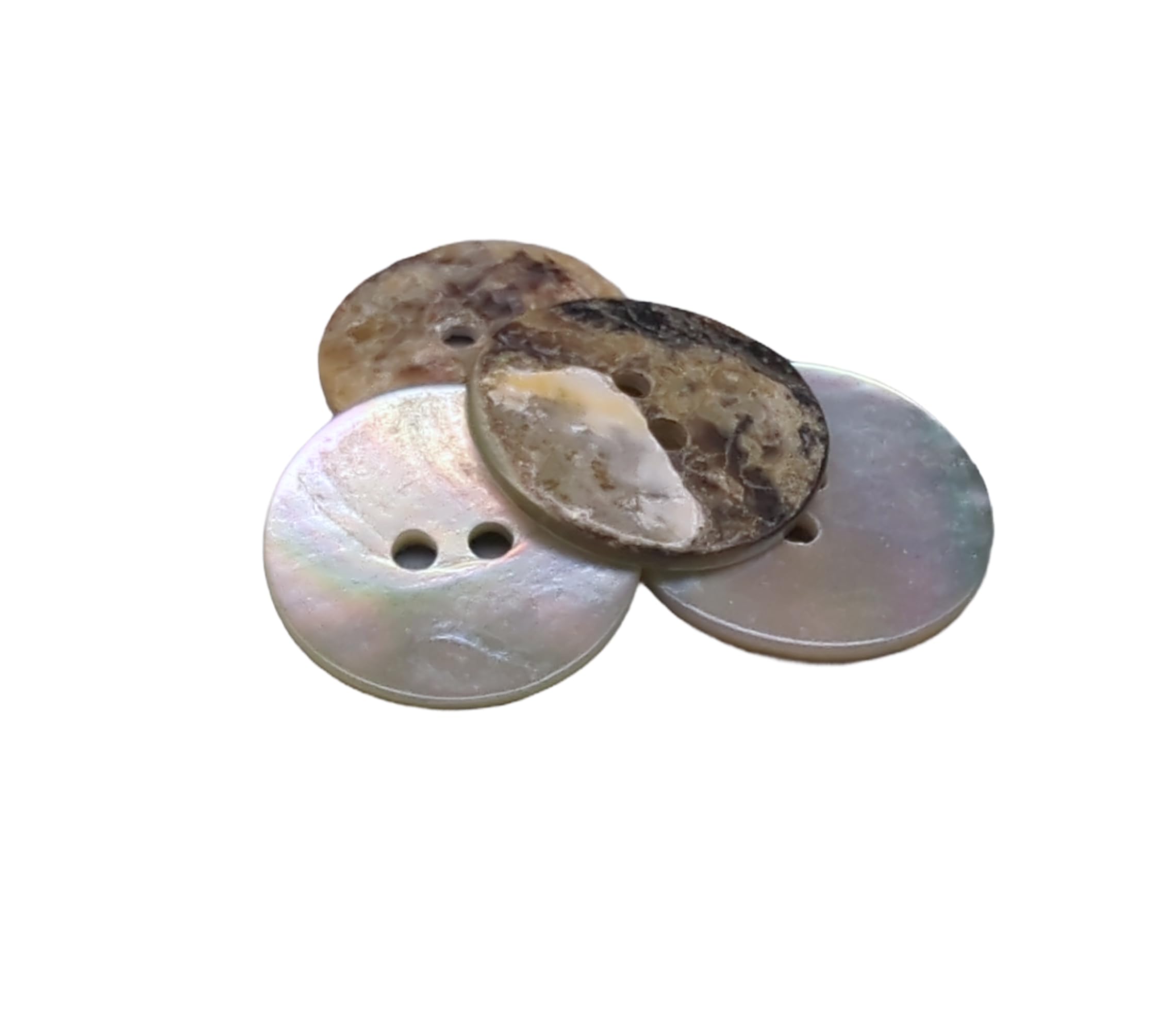 Amazon.com: Natural Mother-of-Pearl Shell Buttons - AKOYA - 7 Sizes ...