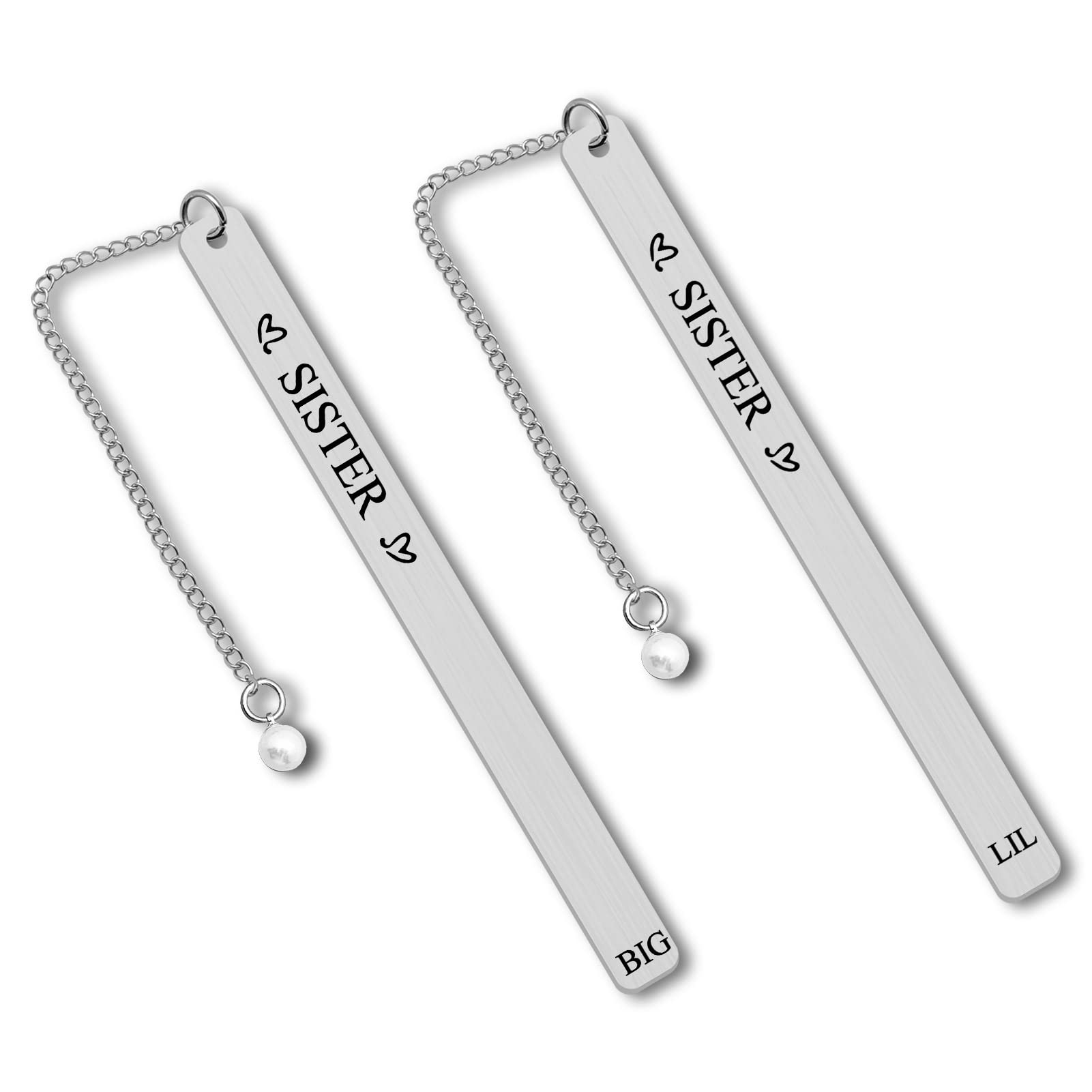 Amazon.com: Sister Gift from Sister Big Sister Littler Sister Matching ...