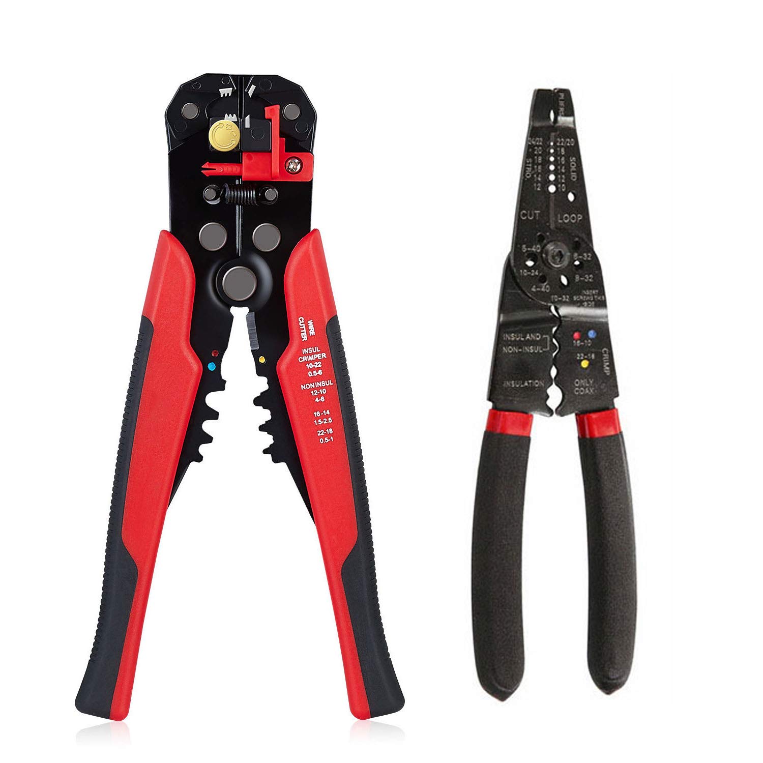 Buy Multifunctional Wire Stripper Crimping Tool Kit, with 8 Inch Self ...