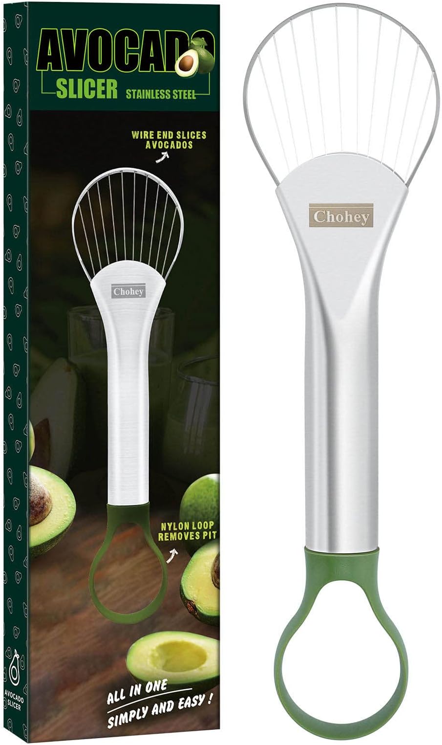 Amazon.com: Avocado Slicer, Multifunction 3 in 1 Avocado Cutter ...