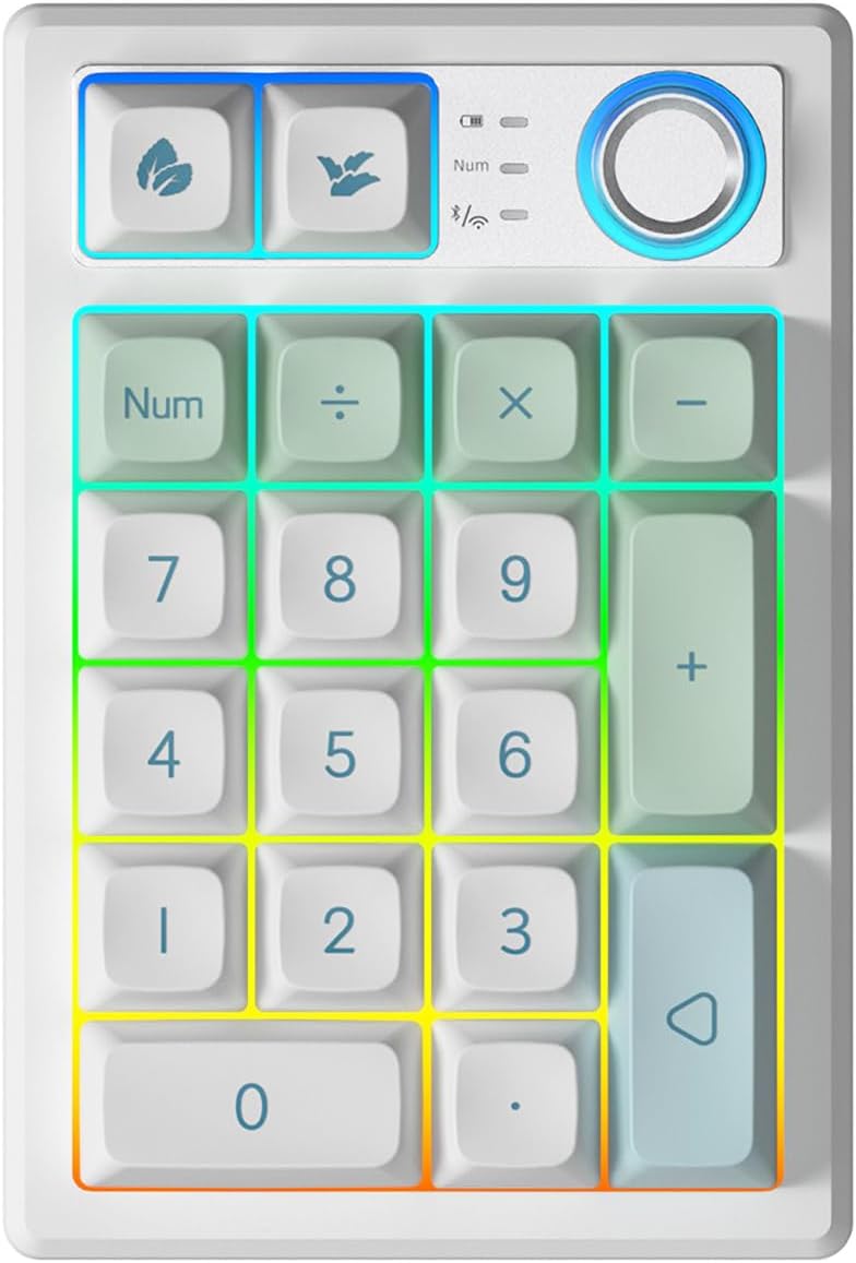Amazon.com: TISHLED Gasket Creamy Mechanical Numpad Programmable Macro ...