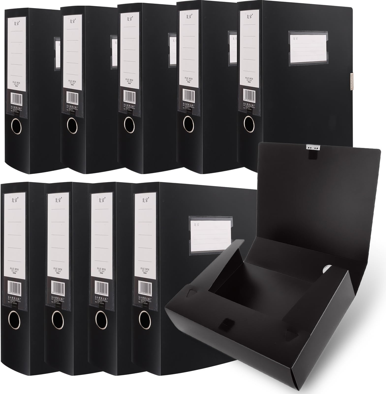 Pukka Pad, Concord Cloud Foolscap Box File – Pack of 10 – Fits A4 ...