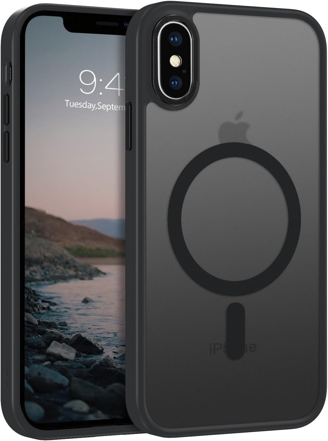 BENTOBEN Case for iPhone Xs and iPhone X Case,[Compatible with MagSafe] Slim Translucent Matte ...