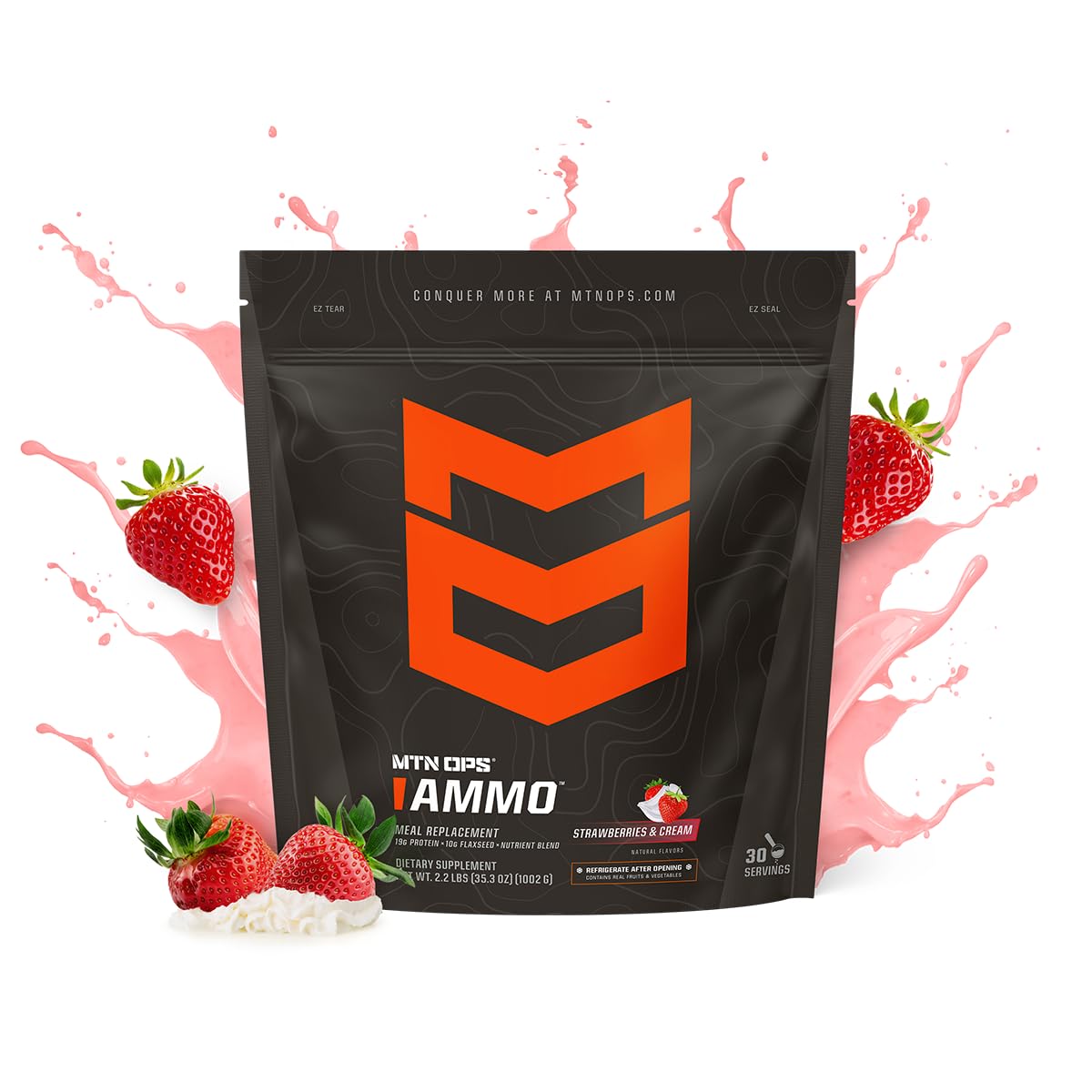 Amazon.com: MTN OPS Ammo Protein Powder Meal Replacement Shake for Lean ...